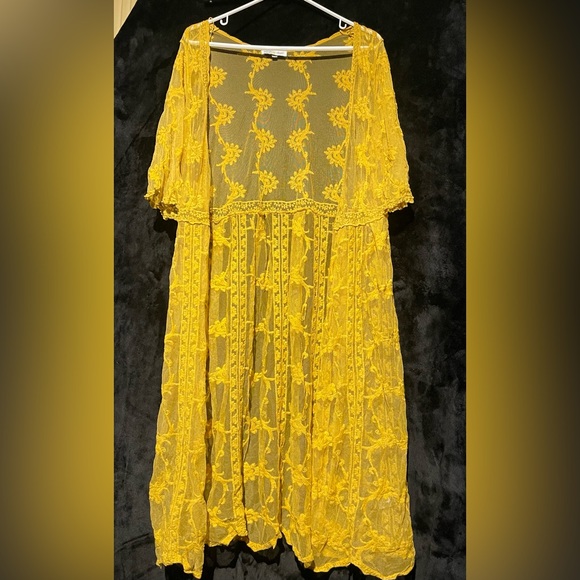 Woven Heart | Swim | Woven Heart Marigold Lace Dustercover Up Size ...